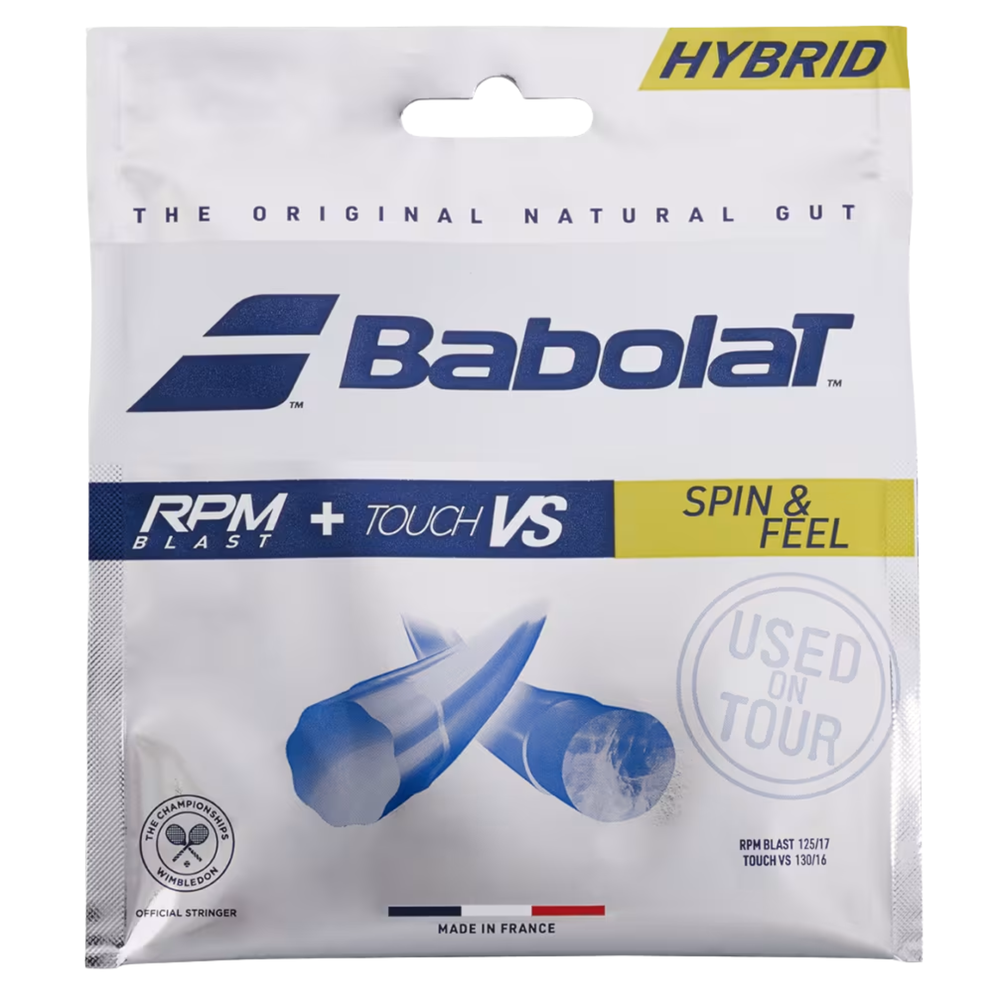 Babolat String RPM Blast 125 + Touch VS 130 - Emcar Mauritius