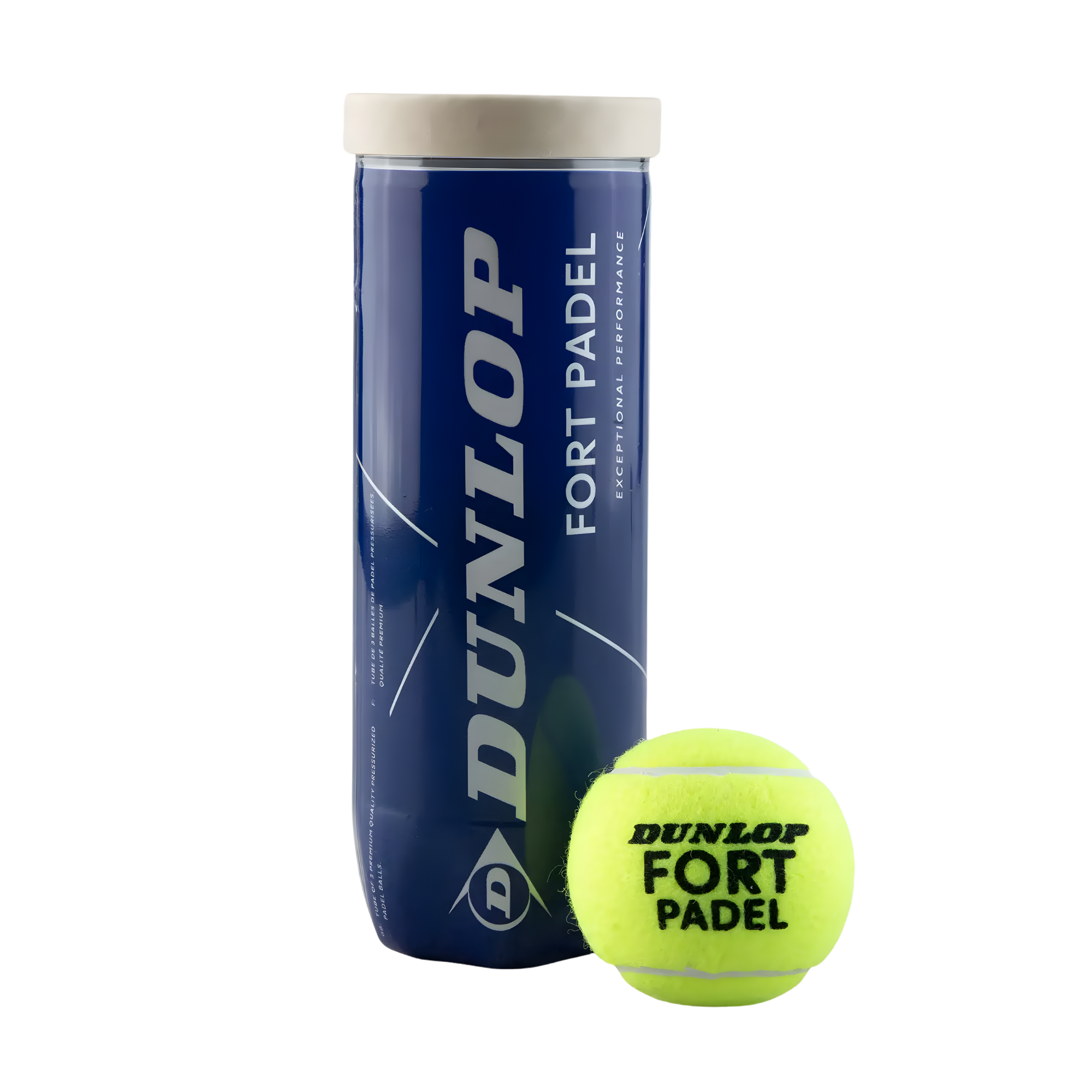 Dunlop PB Fort Padel ball 3PET - Emcar Mauritius